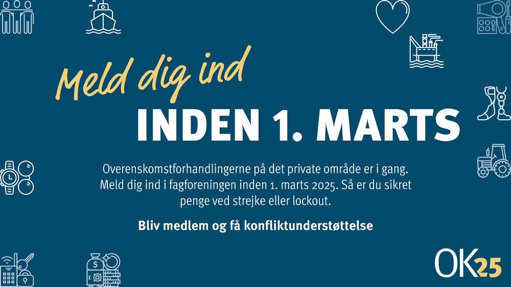 OK25 på det private område er i gang OK25 hvad sker hvornår